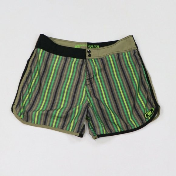 Oakley | Shorts | Oakley Multicolor Striped Board Shorts Swim Trunks ...